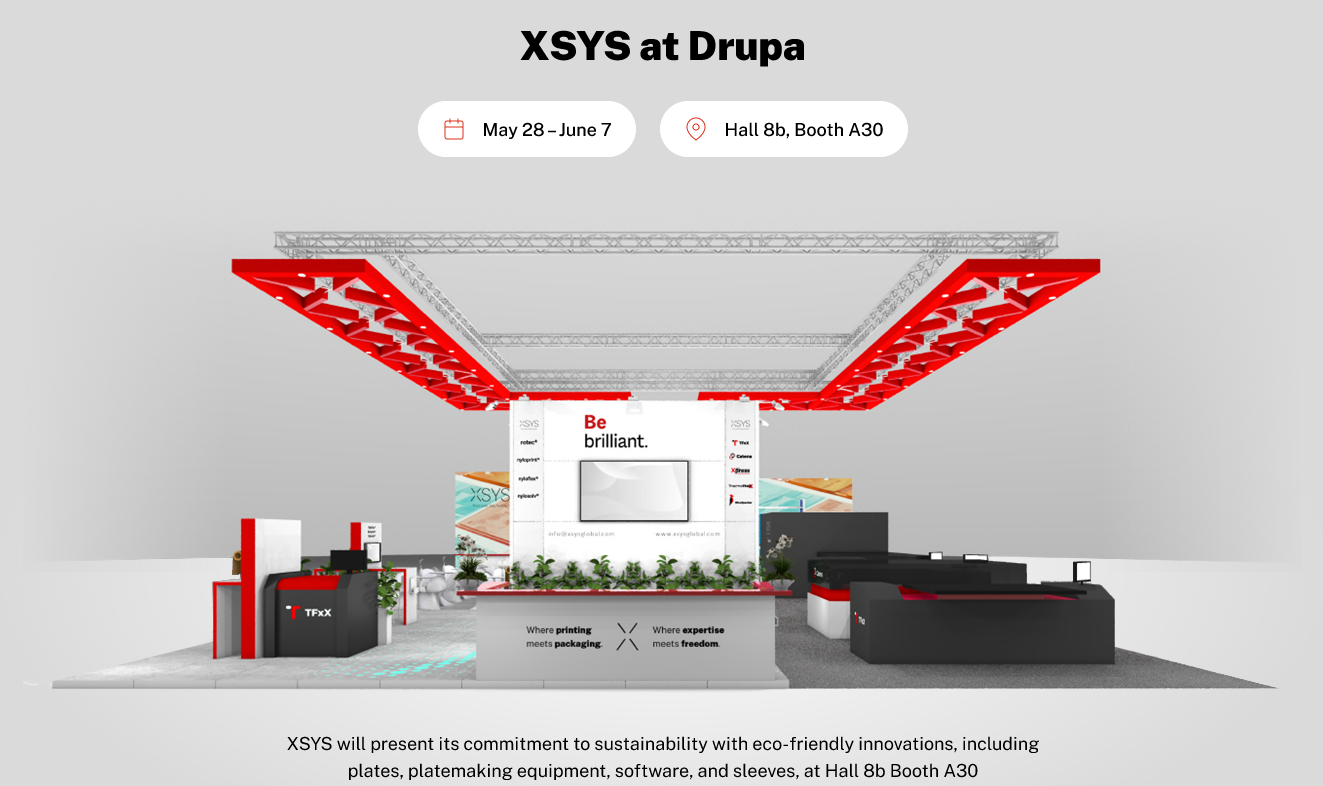 XSYS leads the way with sustainable innovations for a brilliant printing future at drupa 2024 - XSYS